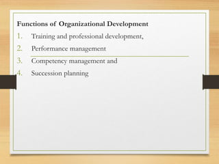 Organization development | PPTX