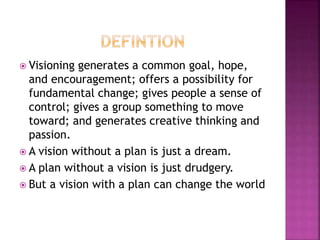 Organization development visioning | PPT