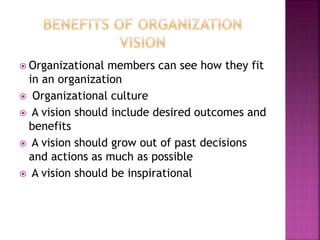 Organization development visioning | PPT