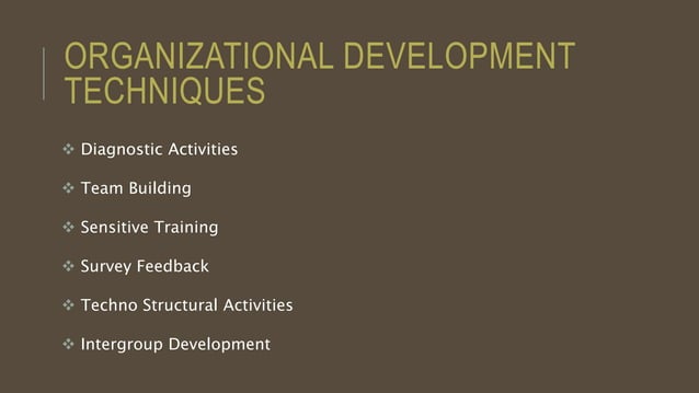 Organization development 1 | PPT