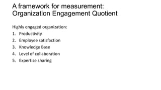 Measuring Organization Engagement | PPT