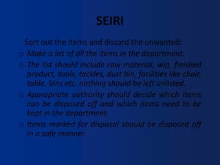 Organization housekeeping management | PPT