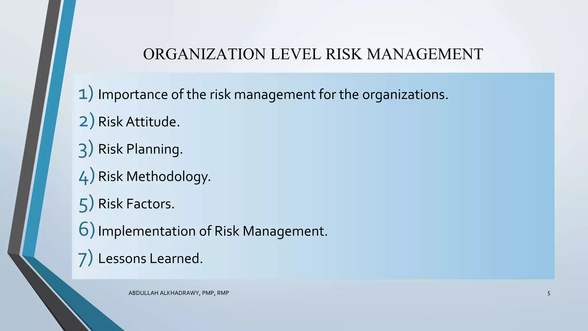 Organizational Risk Management | PPTX