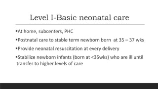 ORGANIZATION & LEVELS OF NICU.pptx