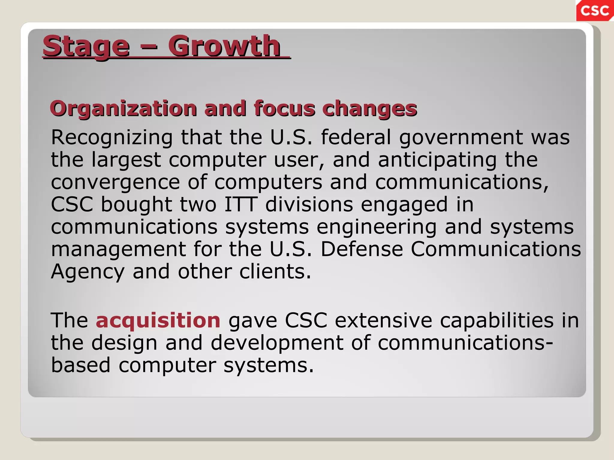 Organization life cycle csc | PPT