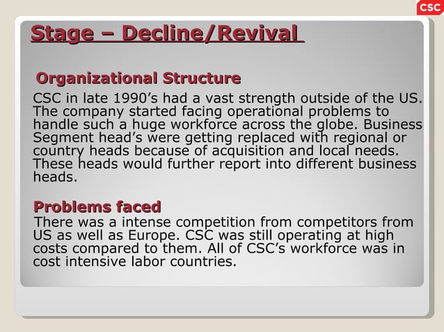 Organization life cycle csc | PPT