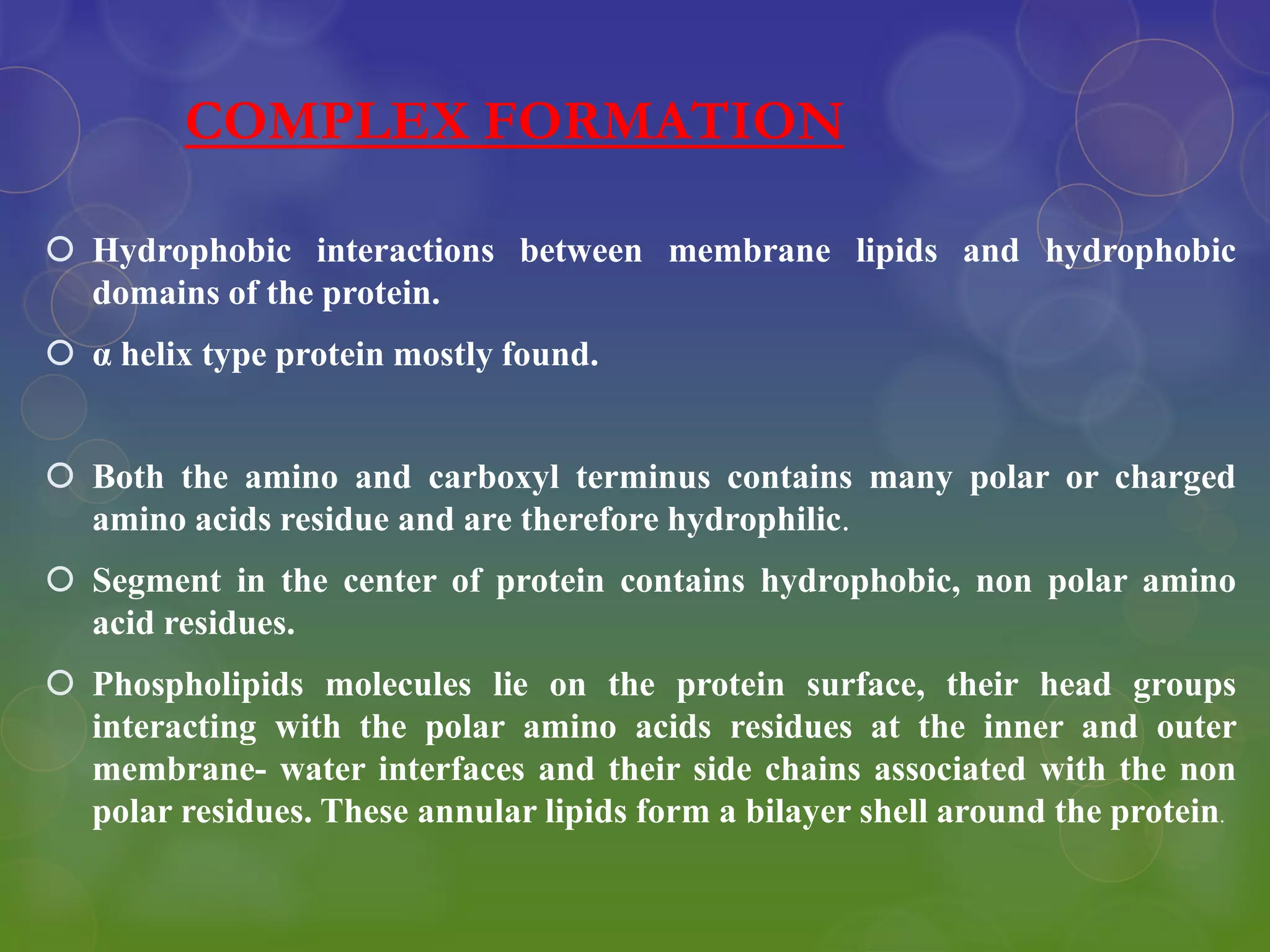 Organization macromolecule complex | PPTX