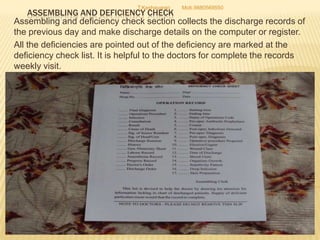 Organization & management of mrd part 3 | PPTX