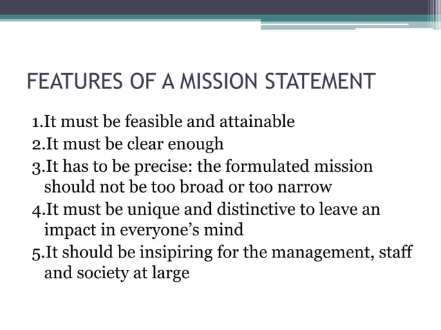 Organization mission statement and vision | PPTX | Business | Business ...