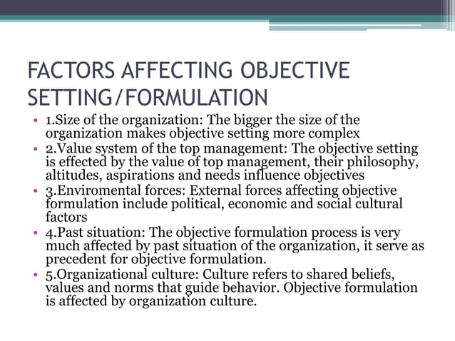 Organization mission statement and vision