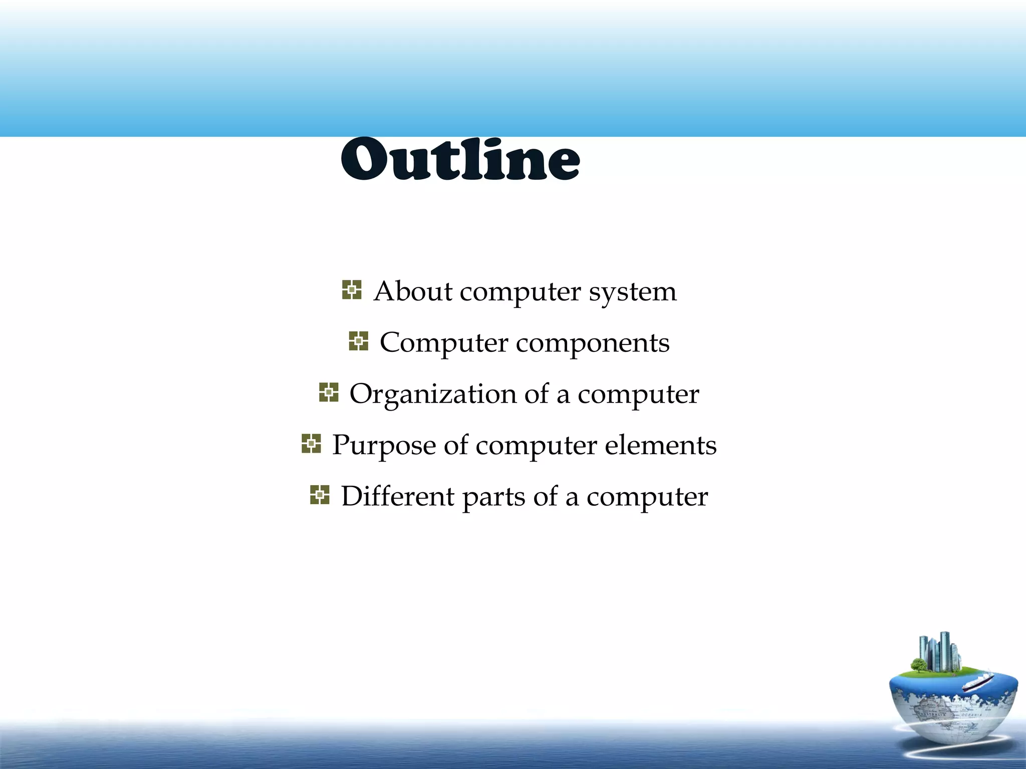 Organization of a computer | PPT