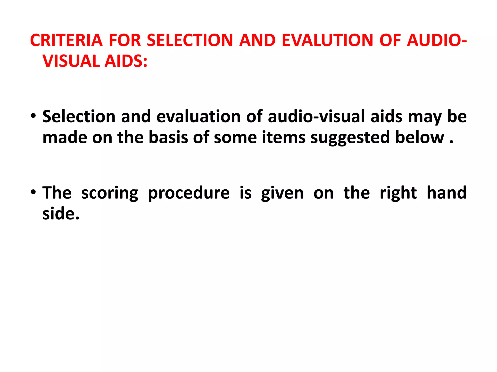 Organization of an audio –visual programme | PPTX