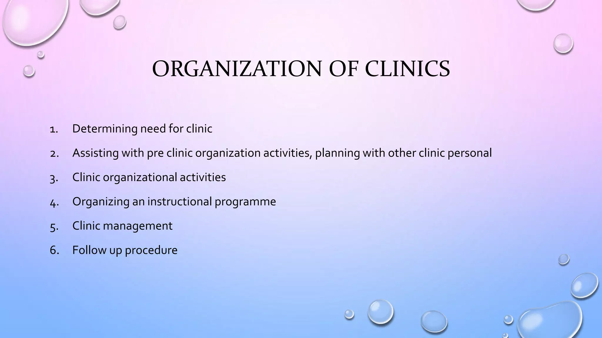 organization of clinics.pptx
