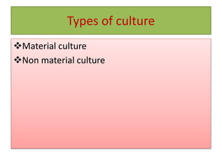 Organization of culture | PPTX