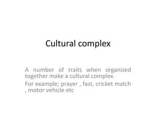 Culture Complexes