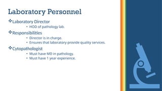 Organization of the Cytology Laboratory Explained | PPTX