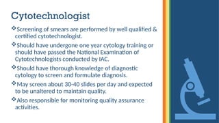 Organization of the Cytology Laboratory Explained | PPT