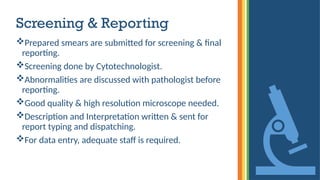 Organization of the Cytology Laboratory Explained | PPTX