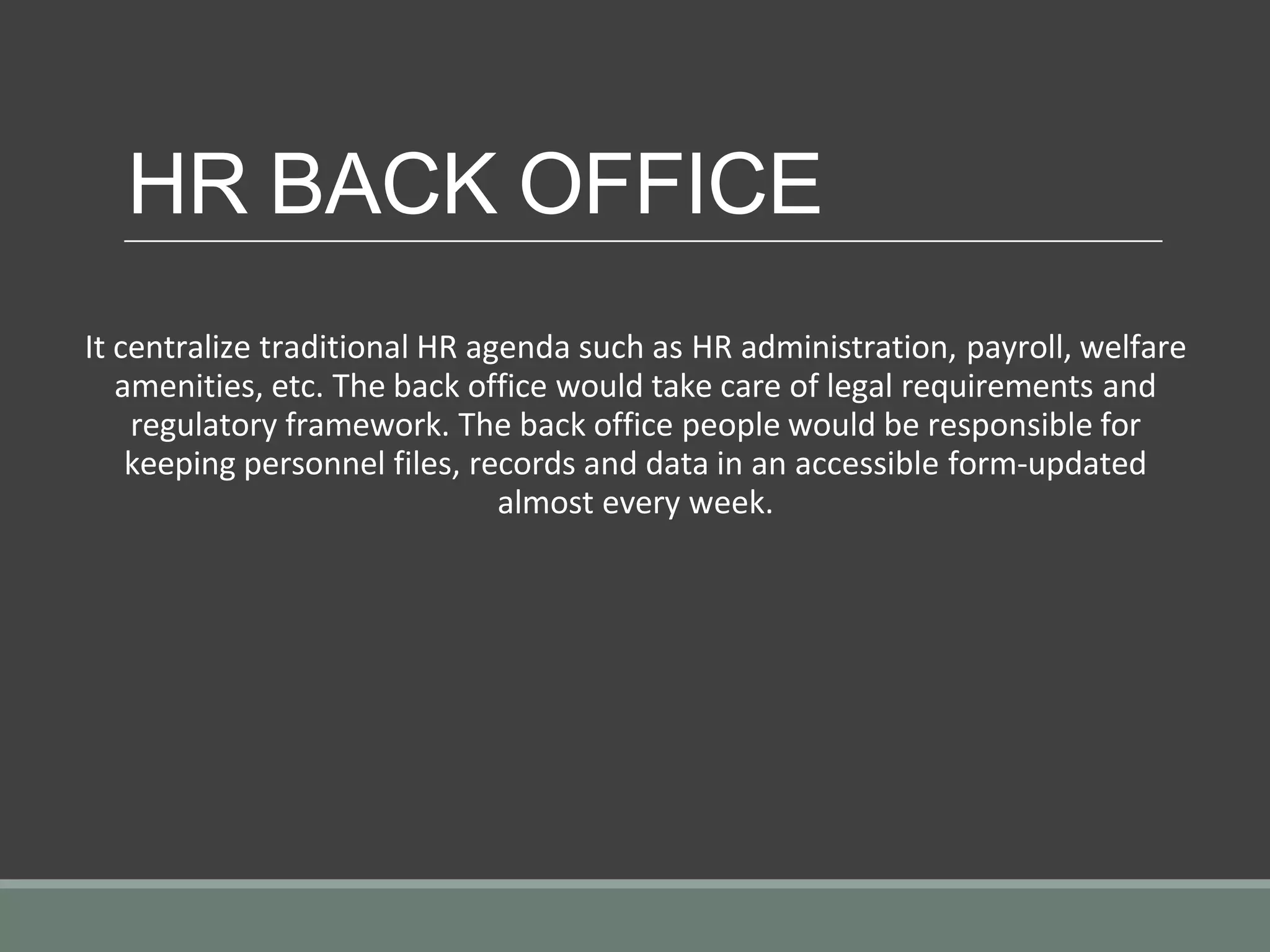 Organization of HR Department.pptx | Human Resources | Business