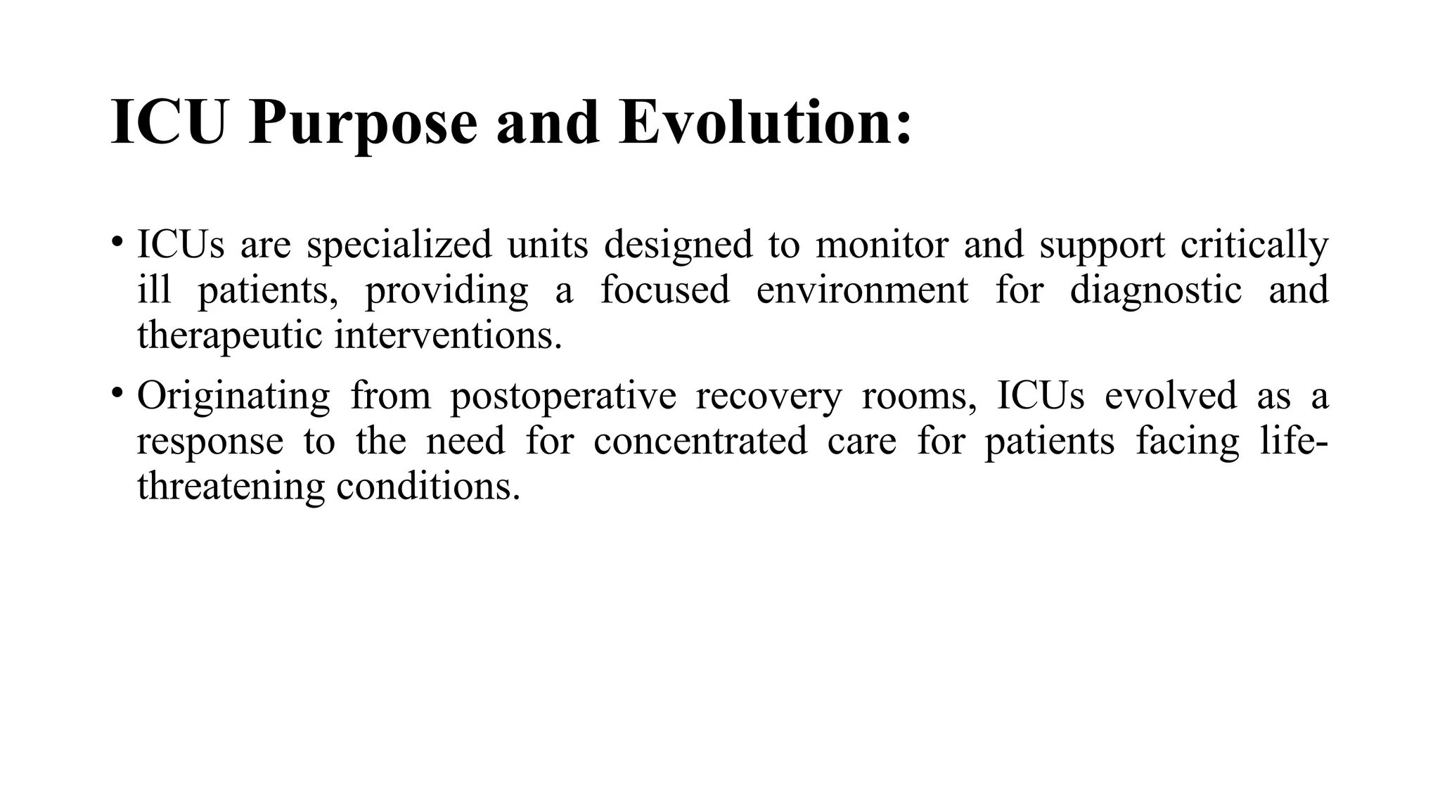 ORGANIZATION OF ICU And Management .pptx