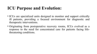 ORGANIZATION OF ICU And Management .pptx
