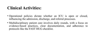 ORGANIZATION OF ICU And Management .pptx