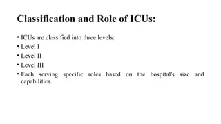 ORGANIZATION OF ICU And Management .pptx