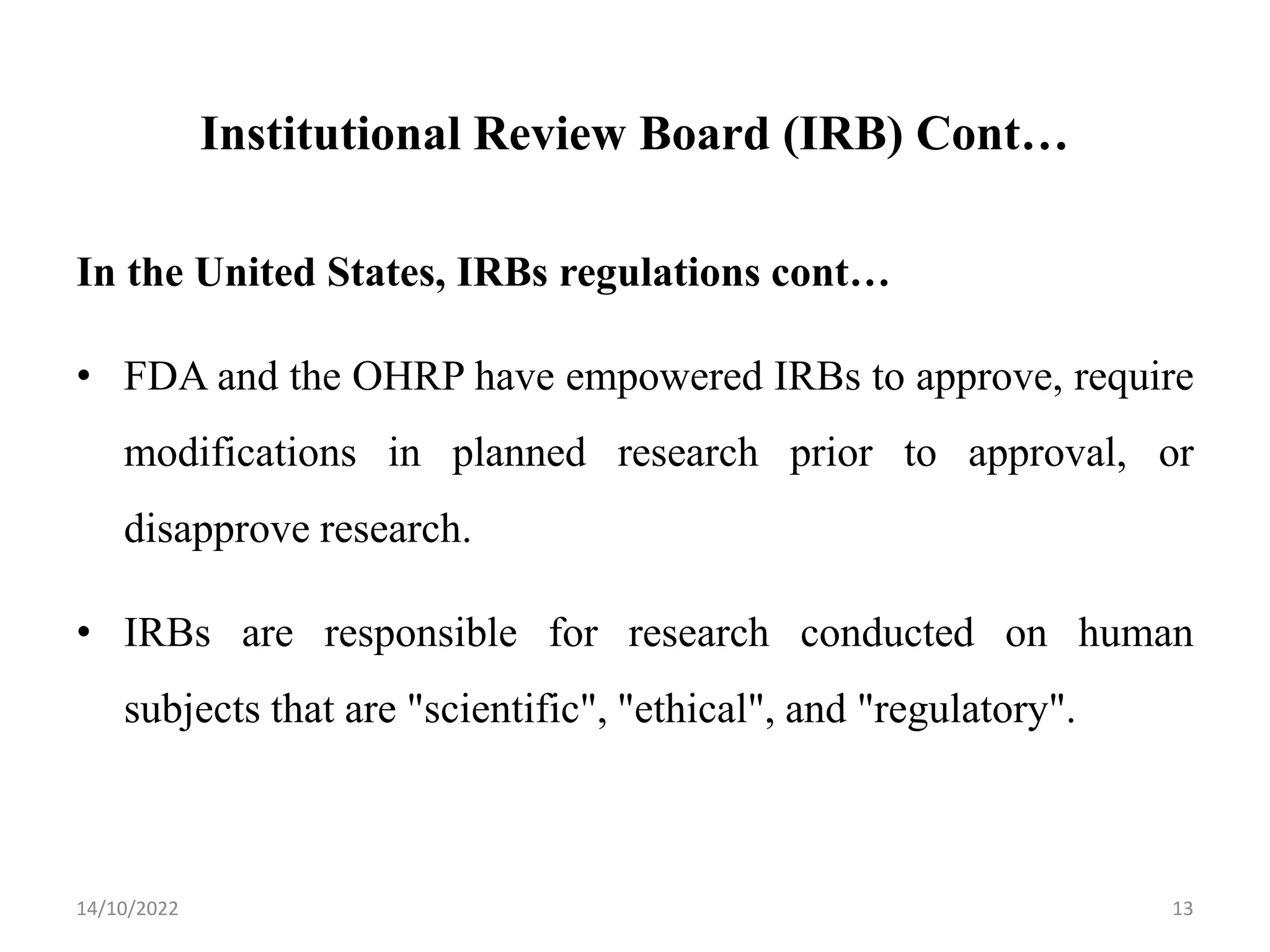 Organization of IRBs and SOPs.pptx