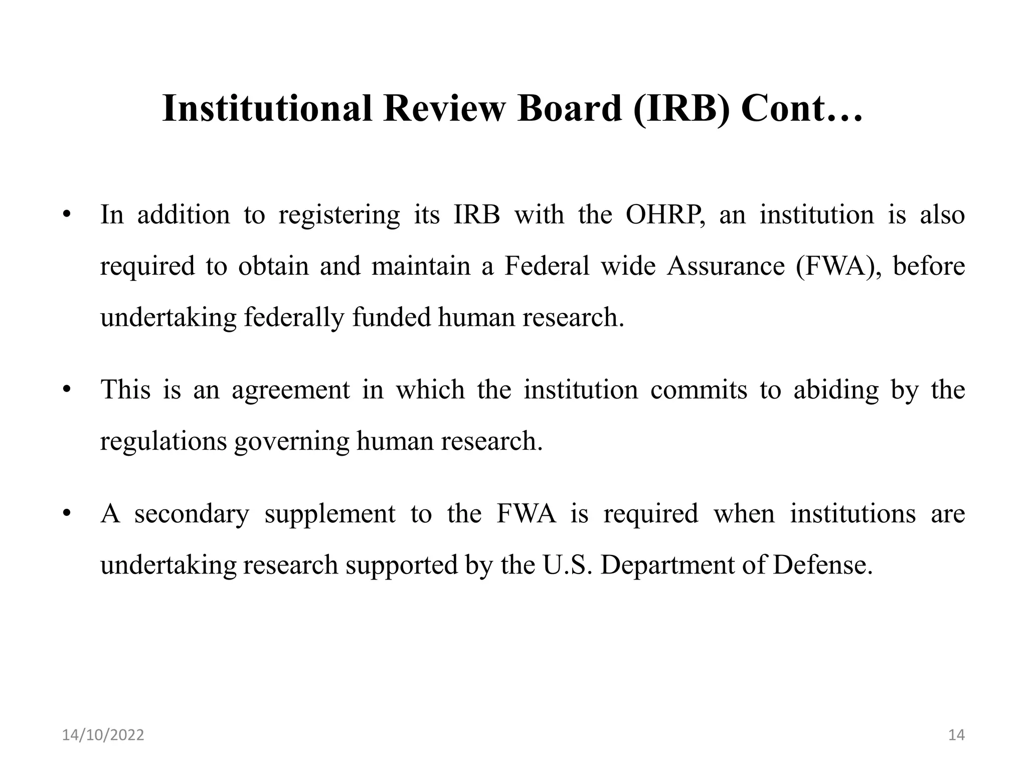 Organization of IRBs and SOPs.pptx