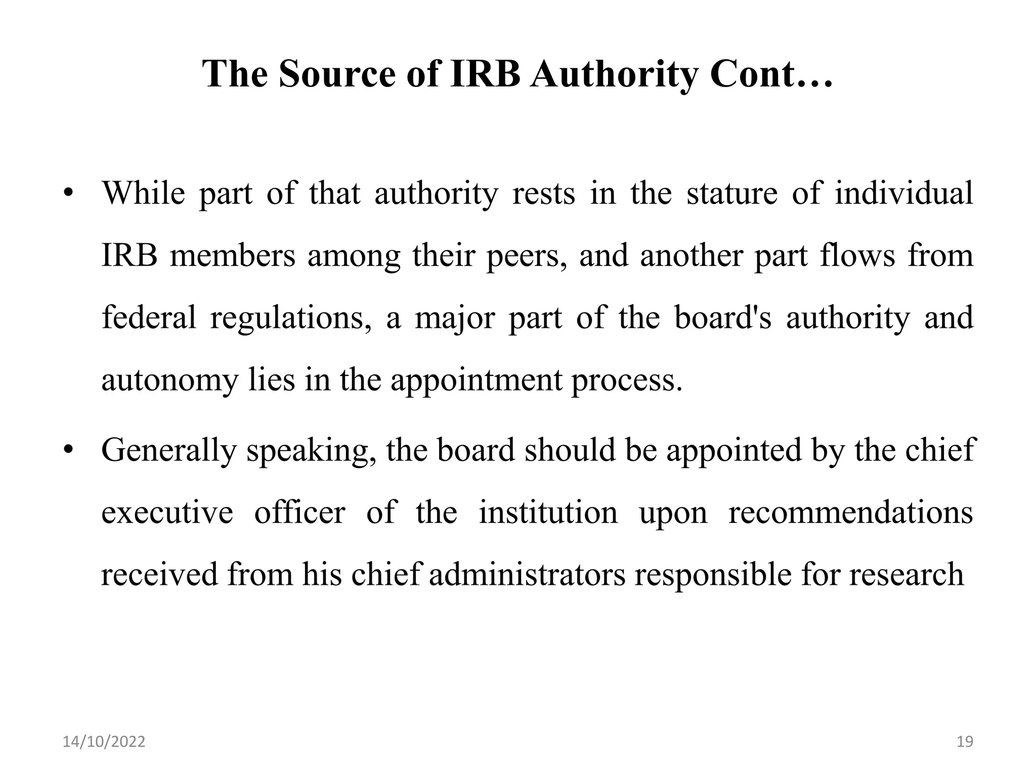 Organization of IRBs and SOPs.pptx