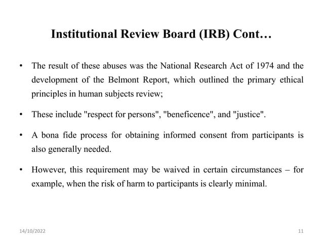 Organization of IRBs and SOPs.pptx
