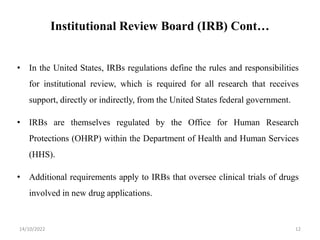 Organization of IRBs and SOPs.pptx