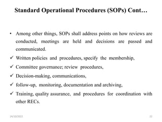 Organization of IRBs and SOPs.pptx
