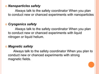 Organization of laboratory | PPTX | First Aid | Injuries