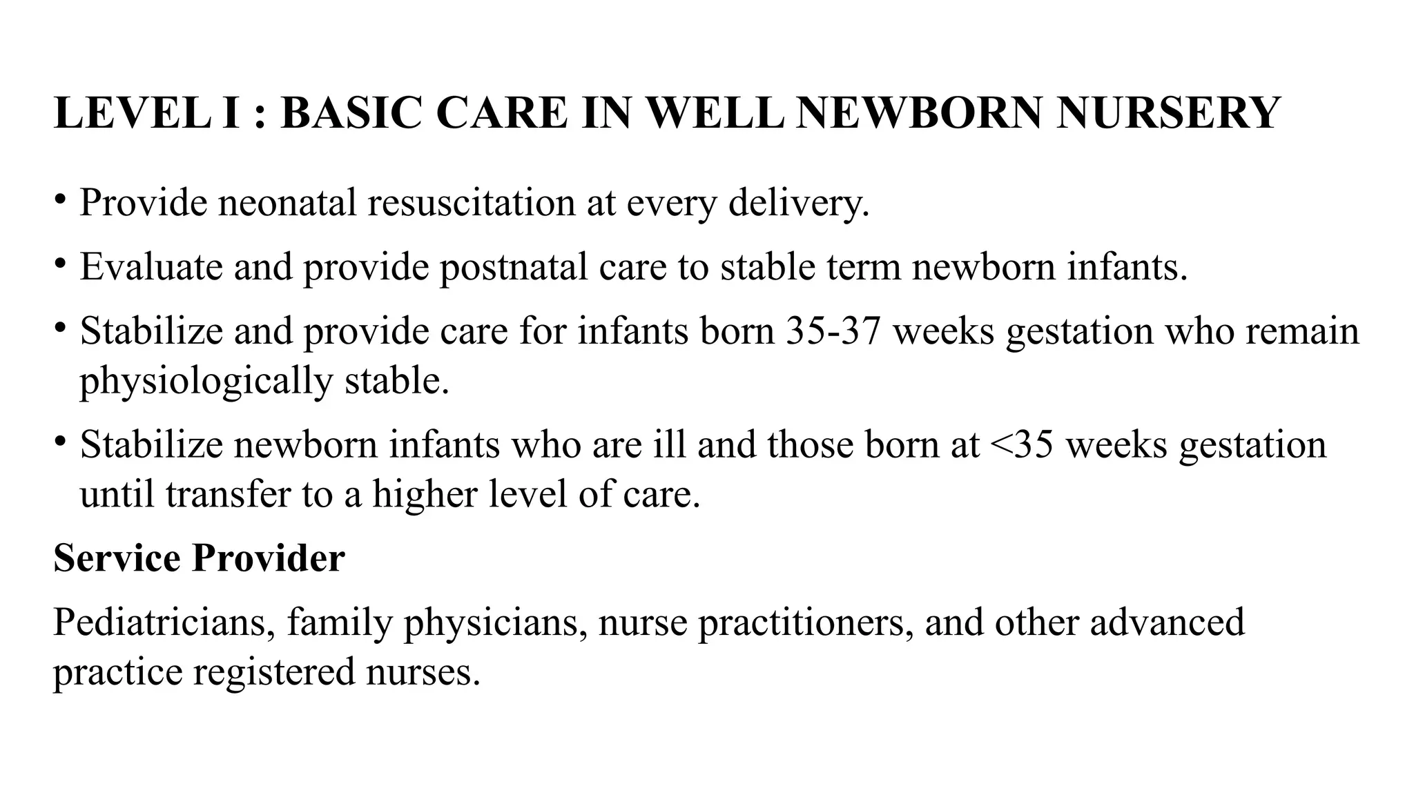 Organization of Neonatal care unit .pptx