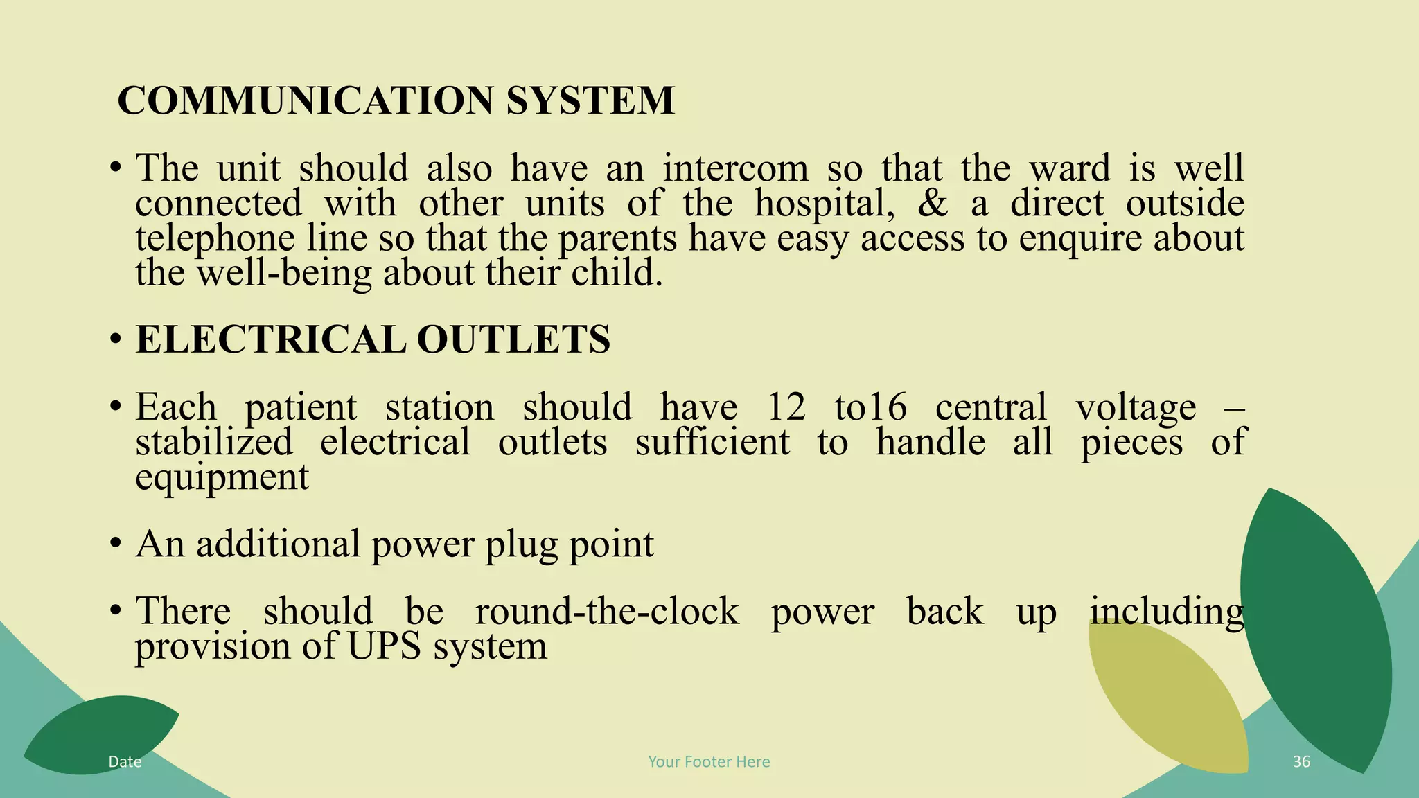 ORGANIZATION OF NEONATAL UNIT.pptx