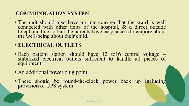 ORGANIZATION OF NEONATAL UNIT.pptx