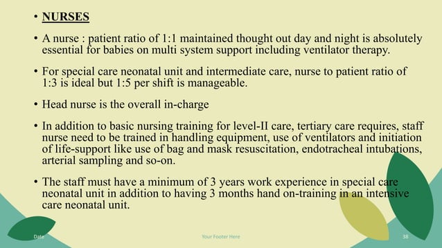 ORGANIZATION OF NEONATAL UNIT.pptx
