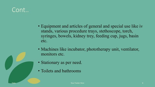 ORGANIZATION OF NEONATAL UNIT.pptx