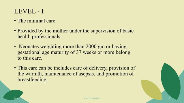 ORGANIZATION OF NEONATAL UNIT.pptx
