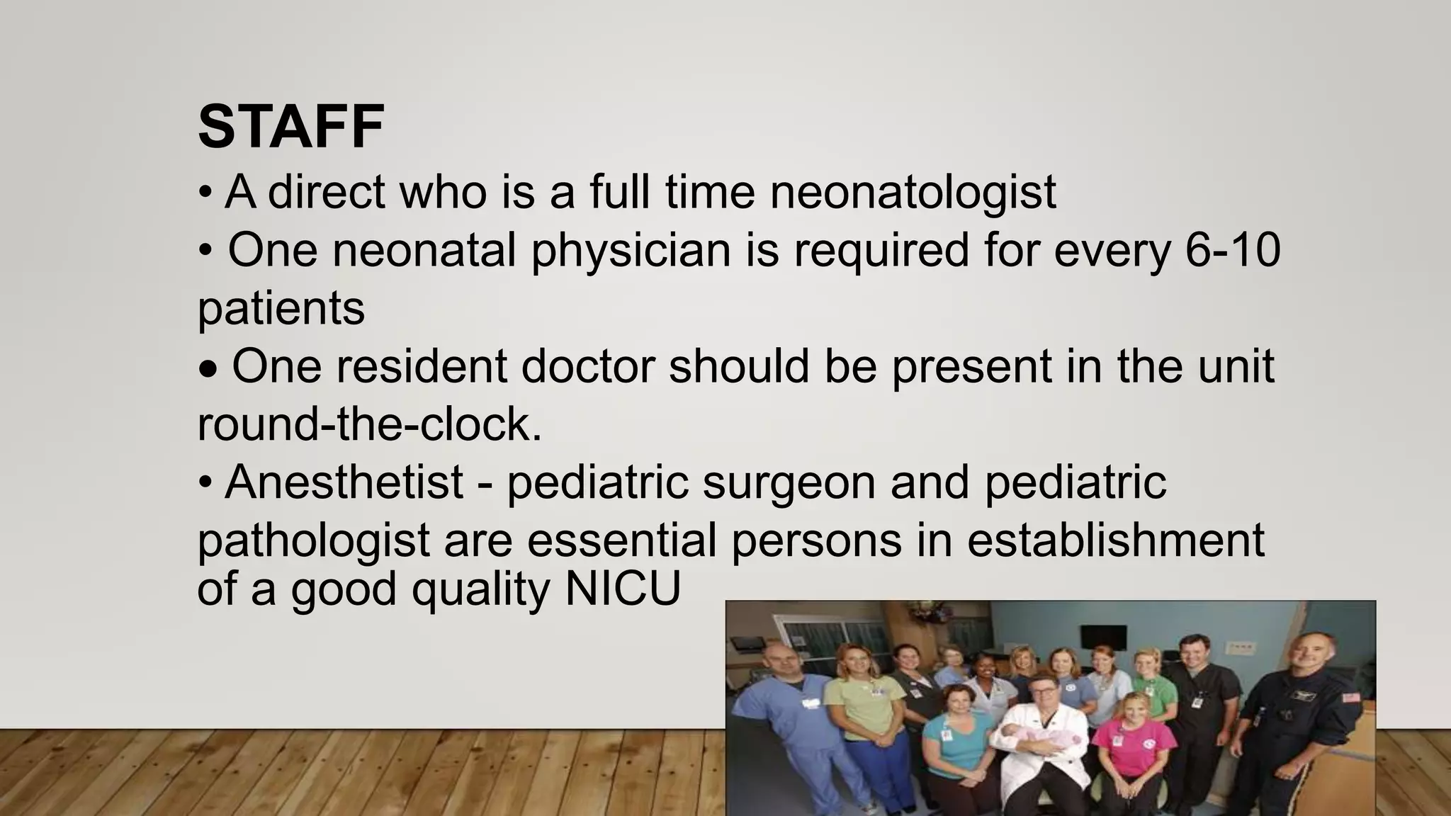 Organization of nicu | PPTX