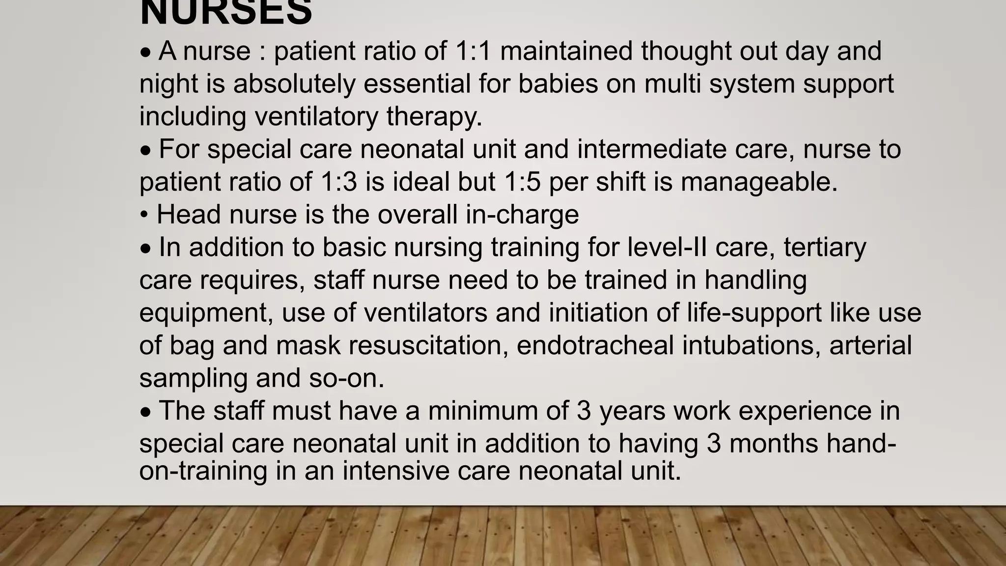 Organization of nicu | PPTX