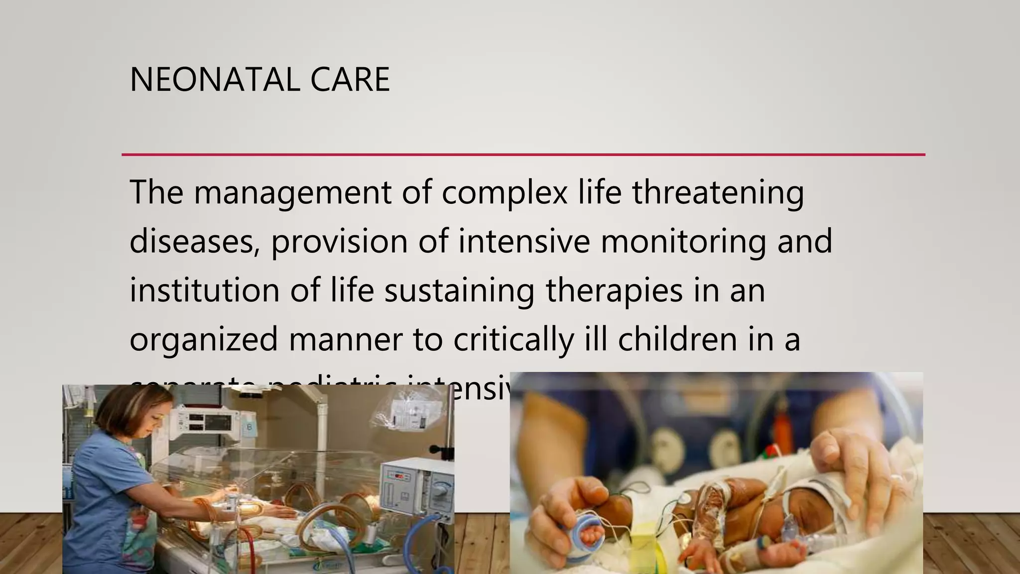 Organization of nicu | PPTX