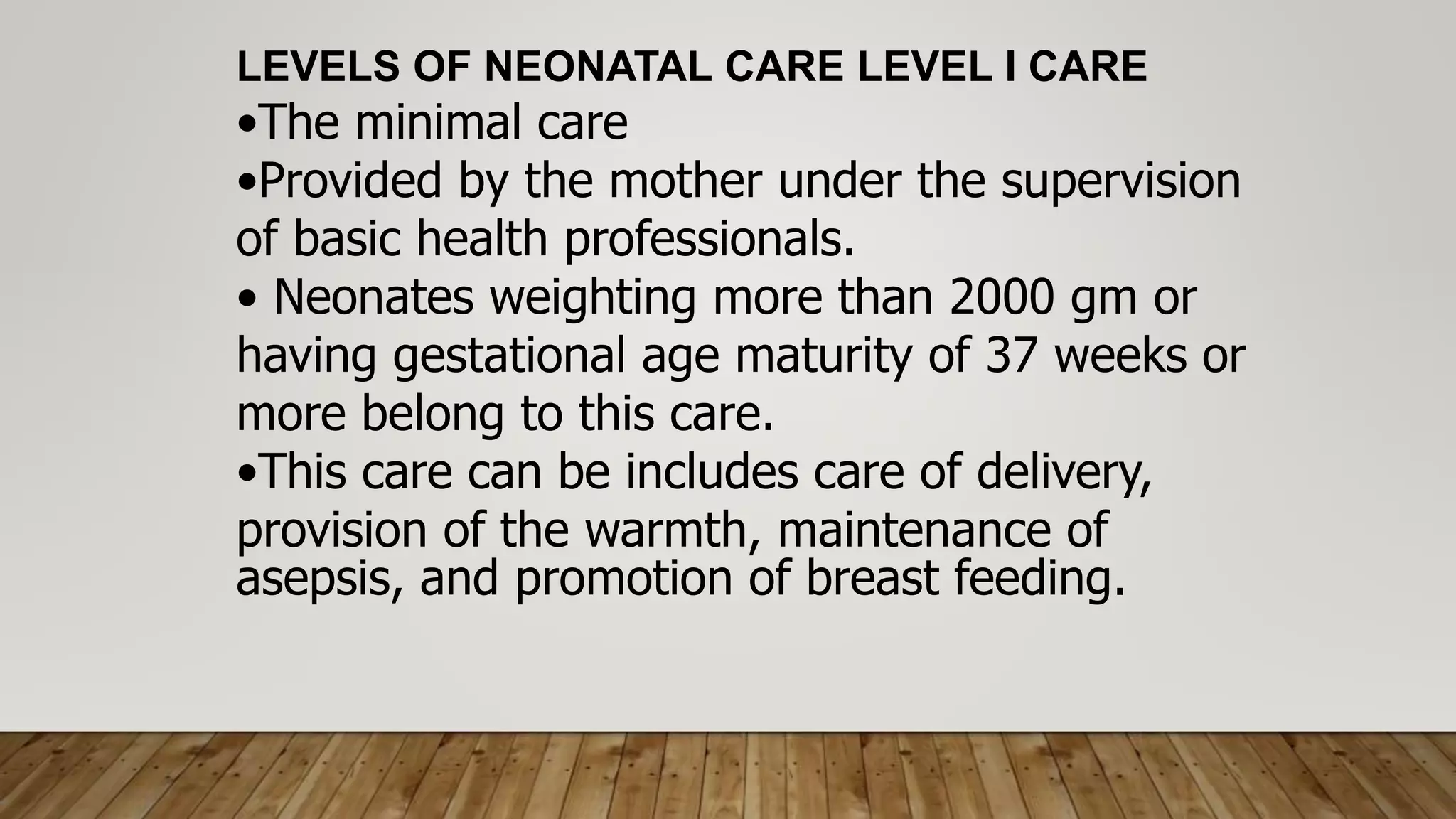 Organization of nicu | PPTX