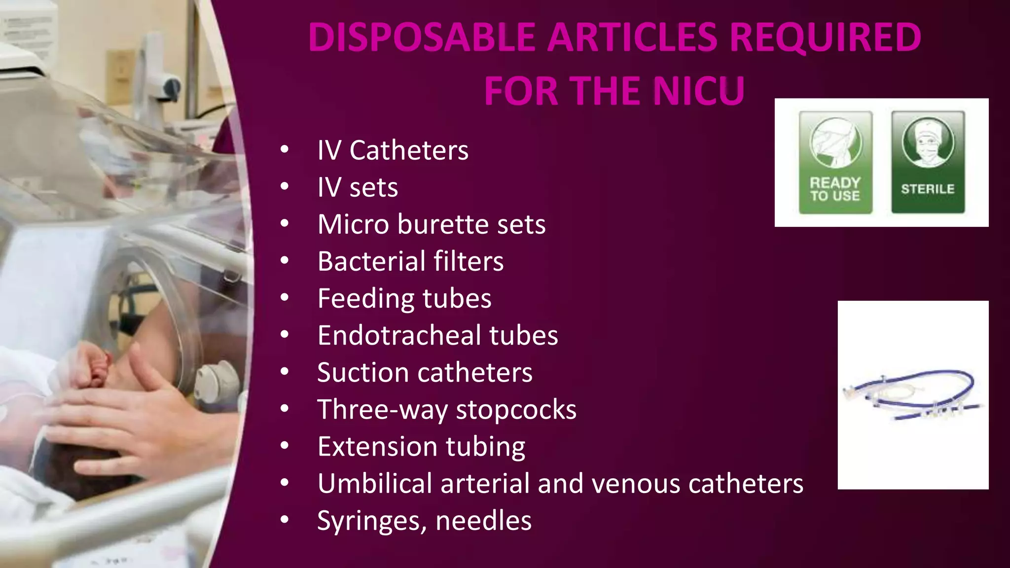 Organization of NICU PPT | PPTX