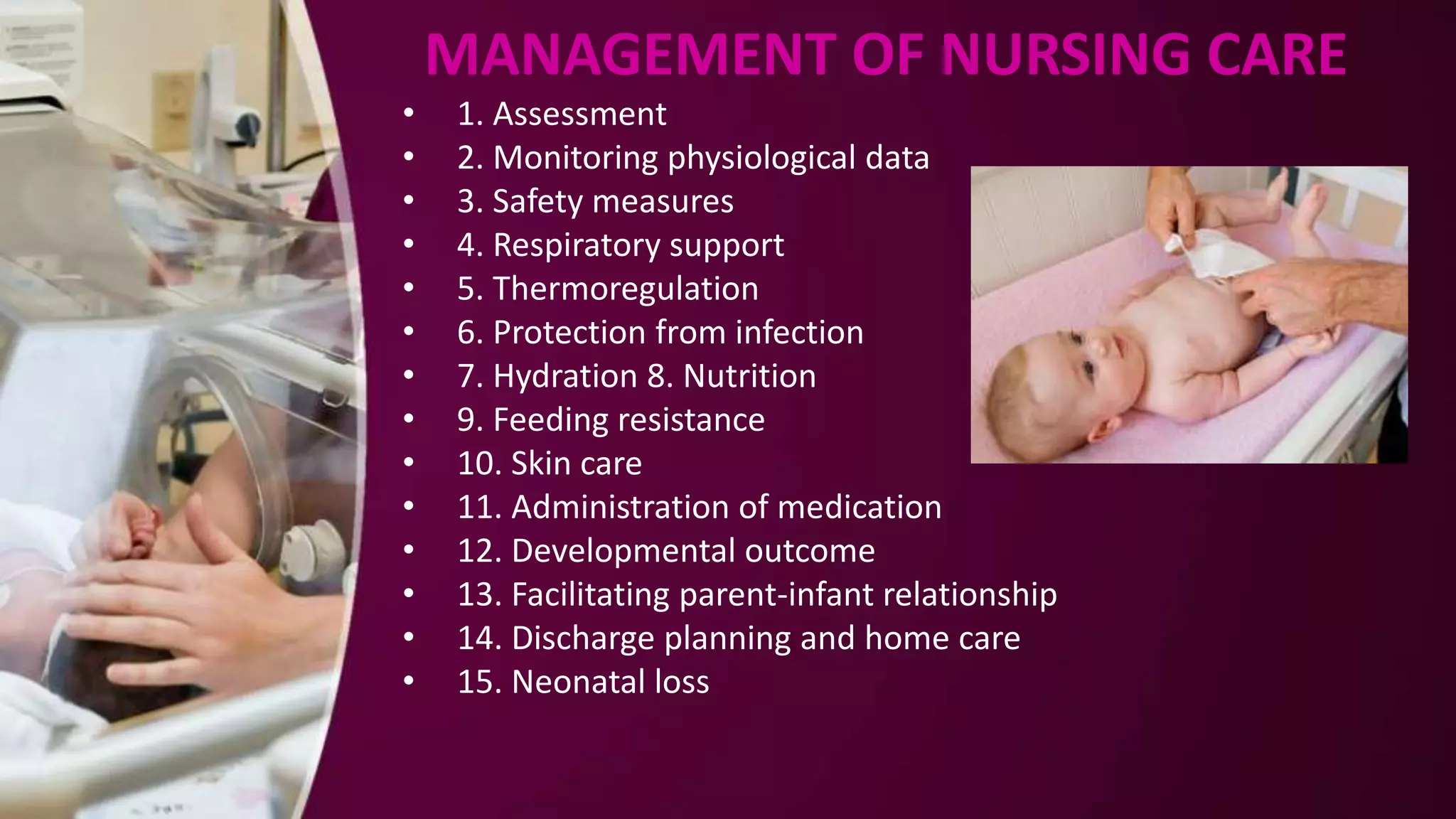 Organization of NICU PPT | PPTX