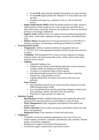 organization of Neonatal intensive care units | DOCX