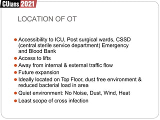 organization of OT. adult health nursing | PPTX