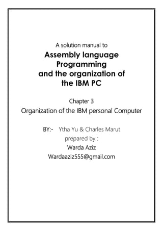 Organization of the ibm personal computers | PDF