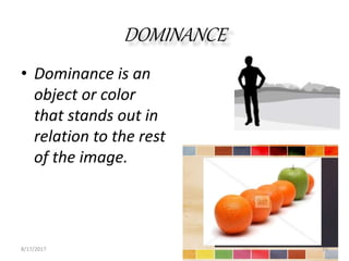 Organization of visual arts | PPSX | Design | Fine Art